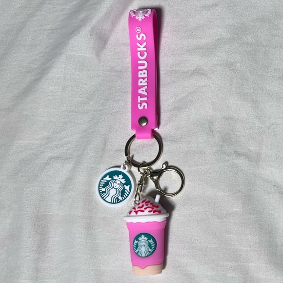 Starbucks | Accessories | Starbucks Pink Frappuccino Keychain | Poshmark